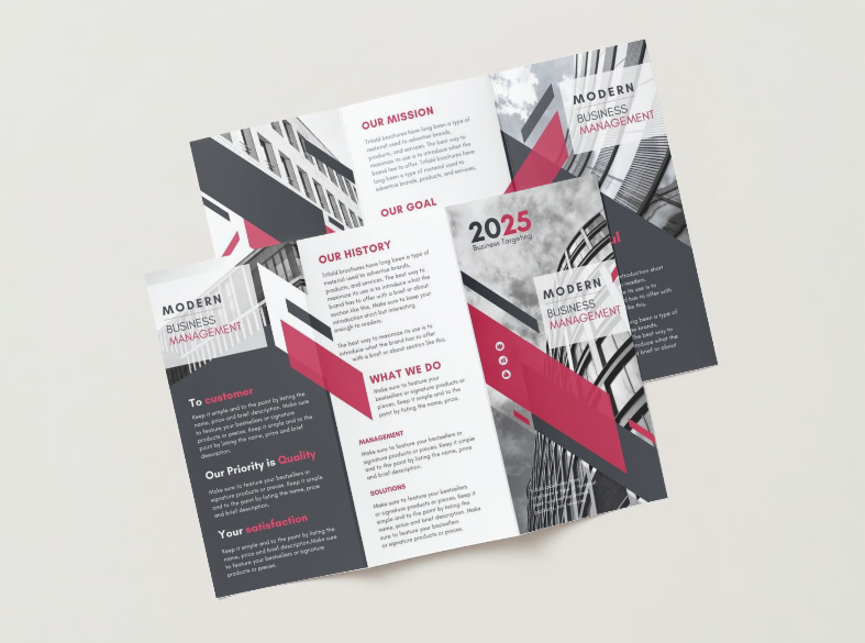 Professional A4 Tri-Fold Flyers – ColourSigns
