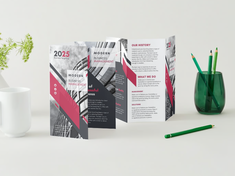 Professional A4 Tri-Fold Flyers – ColourSigns