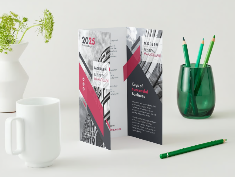 Professional A4 Tri-Fold Flyers – ColourSigns