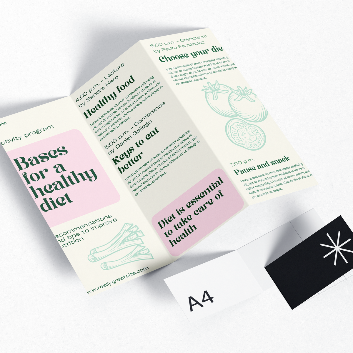 Order A4 Tri-Fold Brochure Online | Colour Signs – ColourSigns