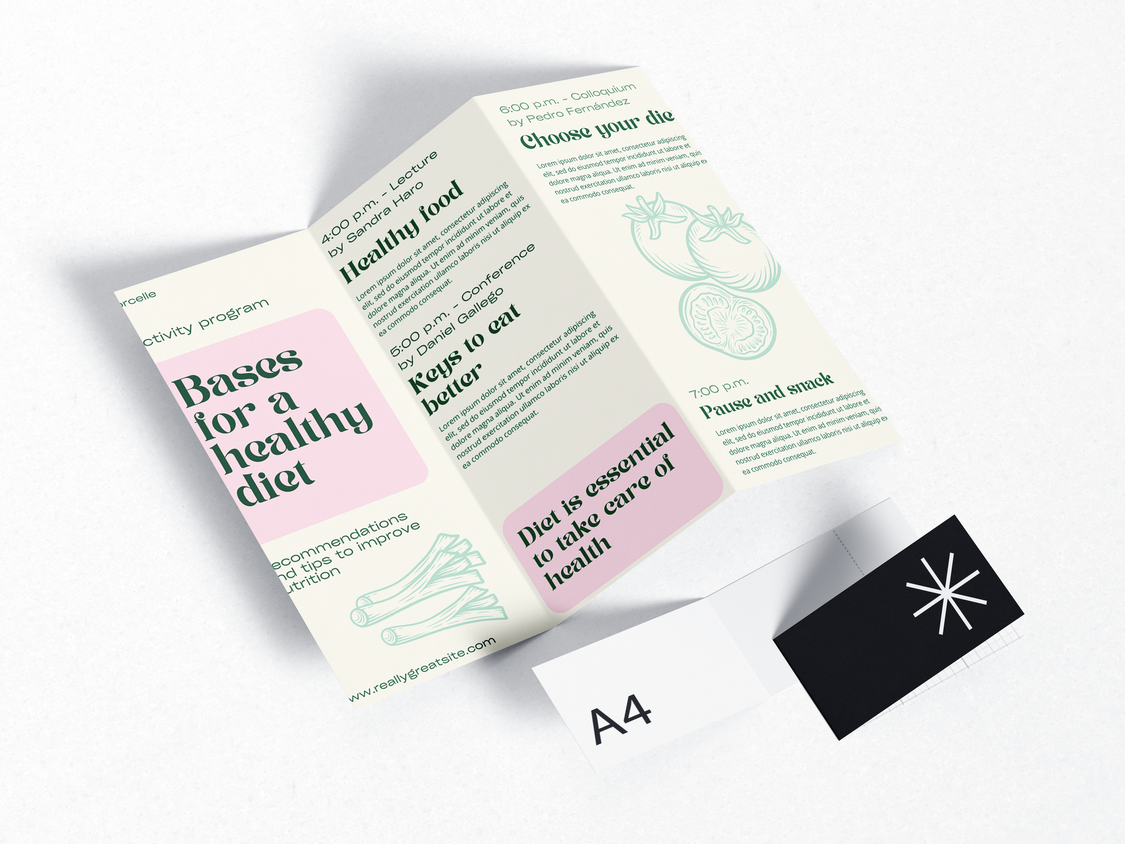 Order A4 Tri-Fold Brochure Online | Colour Signs – ColourSigns