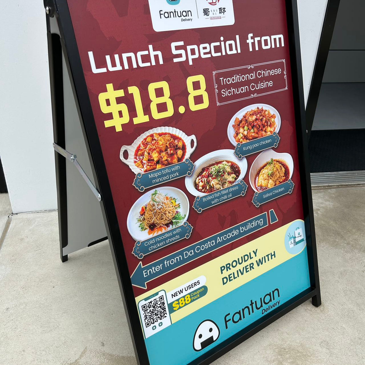 Get CORFLUTE A-FRAMES SIGNS Online | Colour Signs – ColourSigns